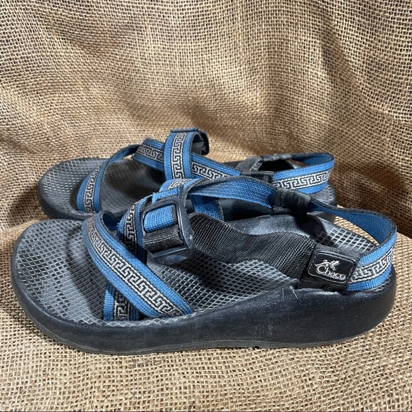 Chaco | Shoes | Chaco Z Strap Classic Sandal Slip On Blue Aztec | Poshmark